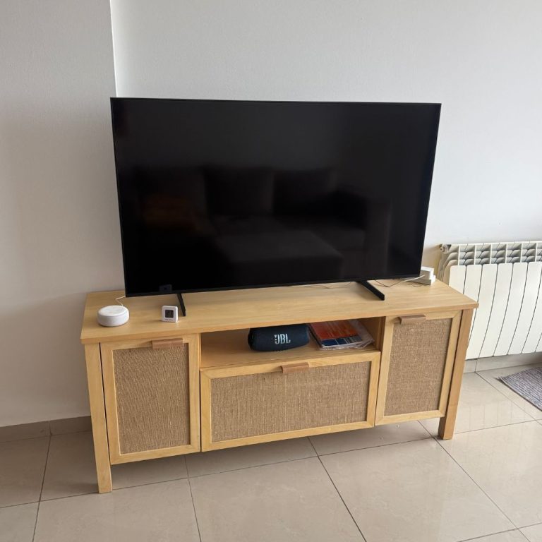 Rack tv Nórdico madera arpillera Michel - SILVINA C.