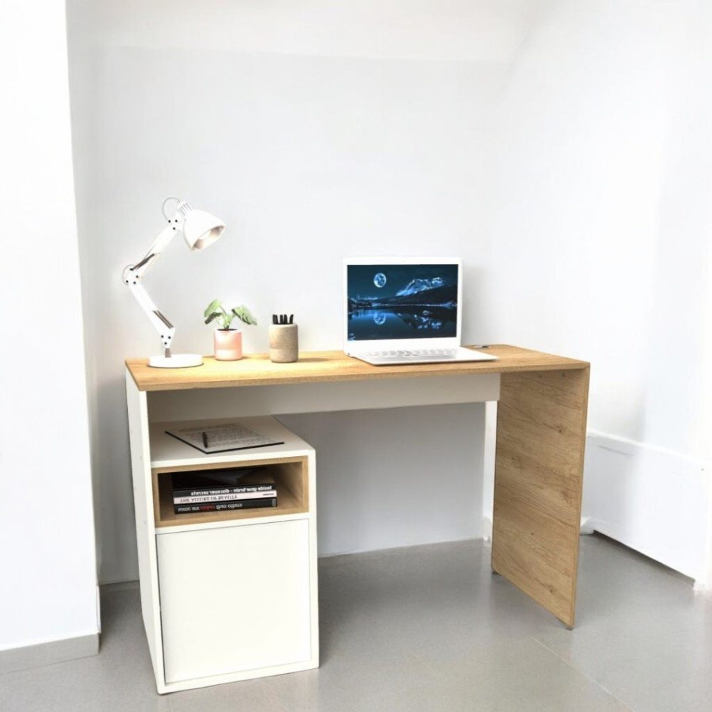 Escritorio pc Moderno Melamina puerta Casiu