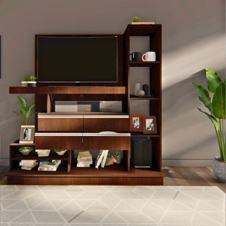 Rack TV living Moderno Melamina Reg