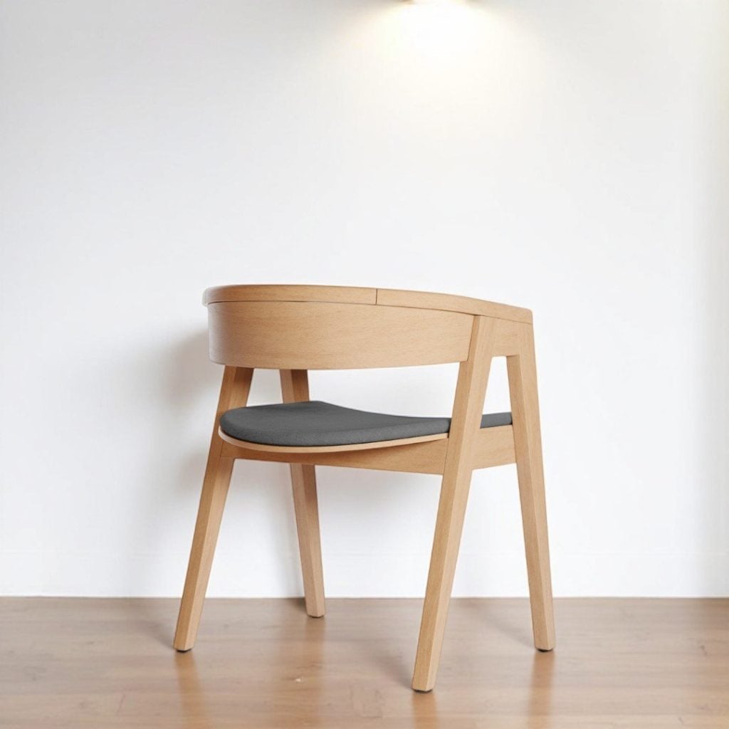 Silla comedor madera diseño Moderna Krom - SILVINA C.