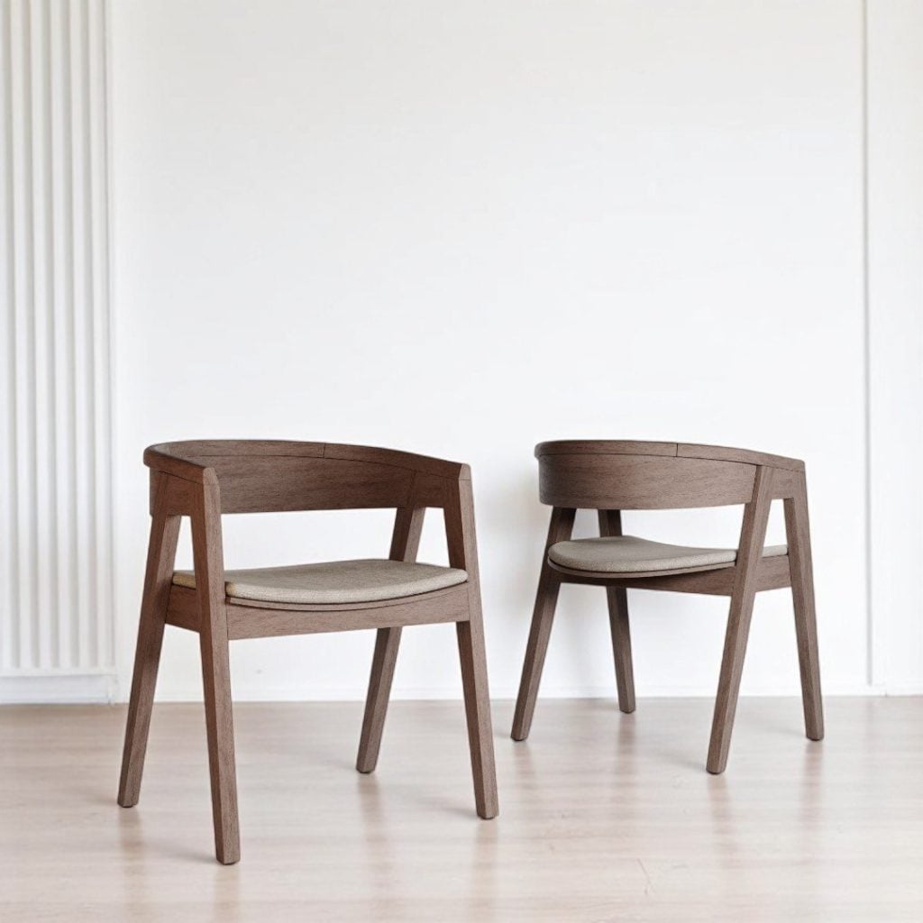 Silla comedor madera diseño Moderna Krom - SILVINA C.