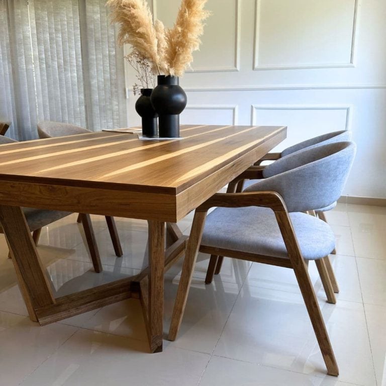Mesa madera comedor diseño Moderna Roma - SILVINA C.